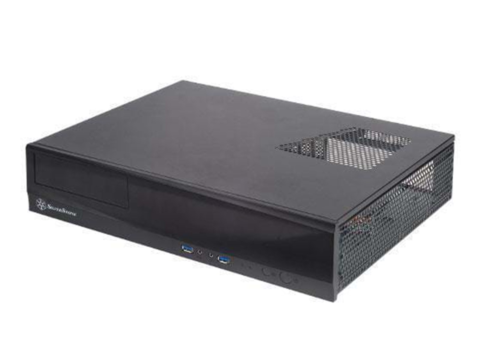 SilverStone Milo ML03 Schwarz - Gehäuse - Desktop - Schwarz | Günstig