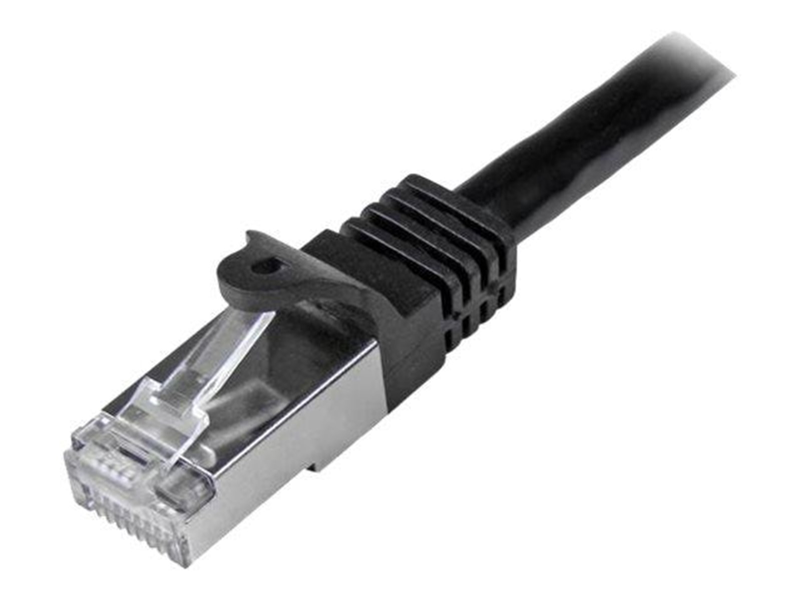 StarTech.com 1m Black Cat6 / Cat 6 Shielded (SFTP) Patch Cable 1 m ...