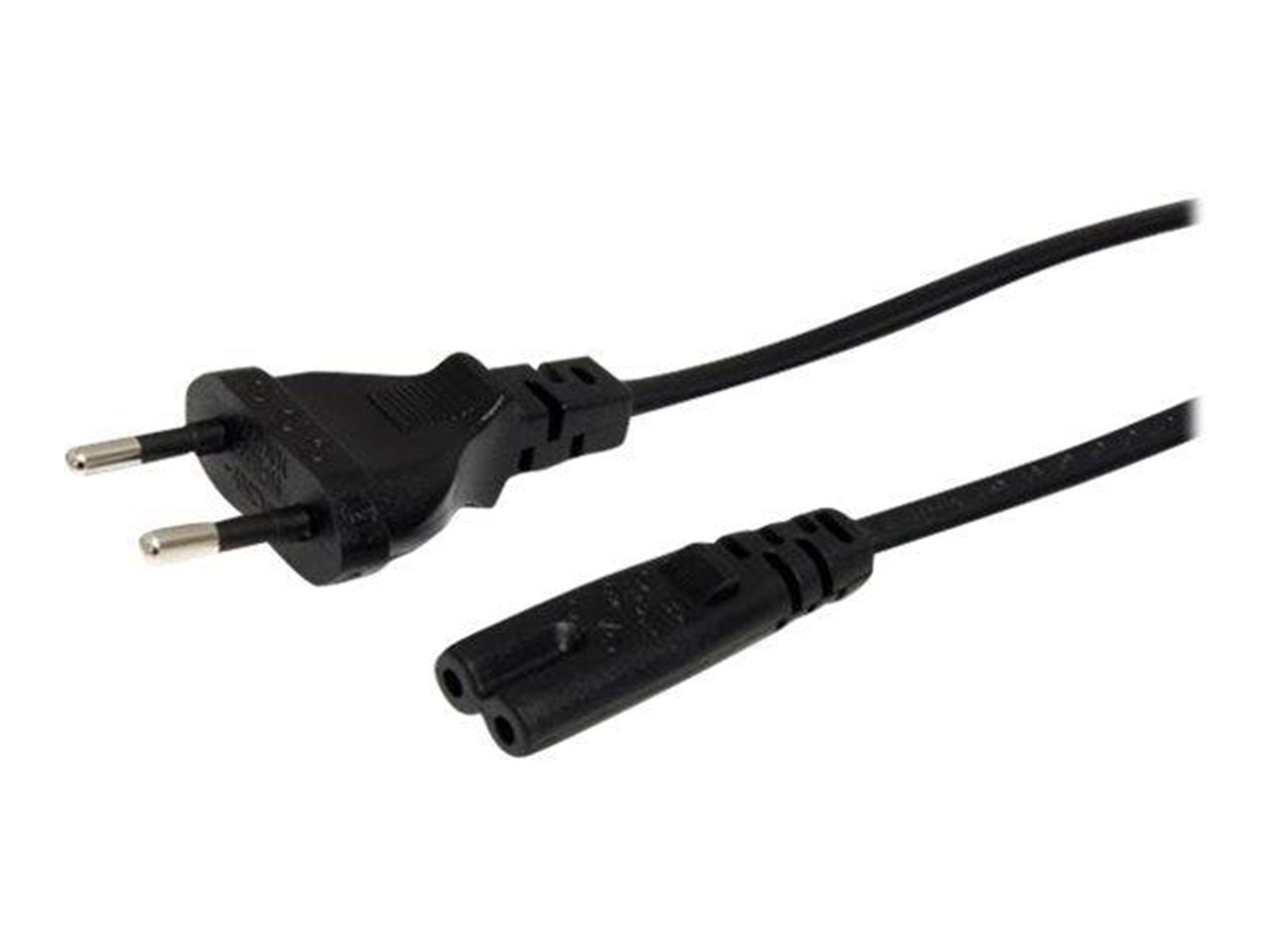 StarTech.com Standard Laptop Power Cord EU to C7 Power Cable Lead ...