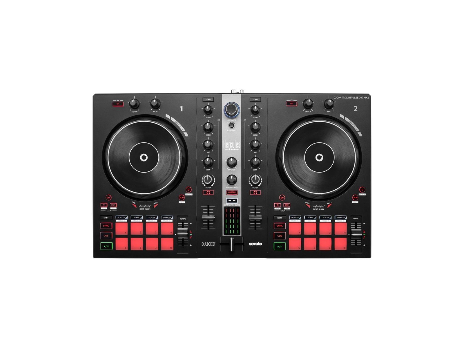 Hercules DJ Control Inpulse 300 MK2 DJ-Regler, 2-Kanal | Günstig