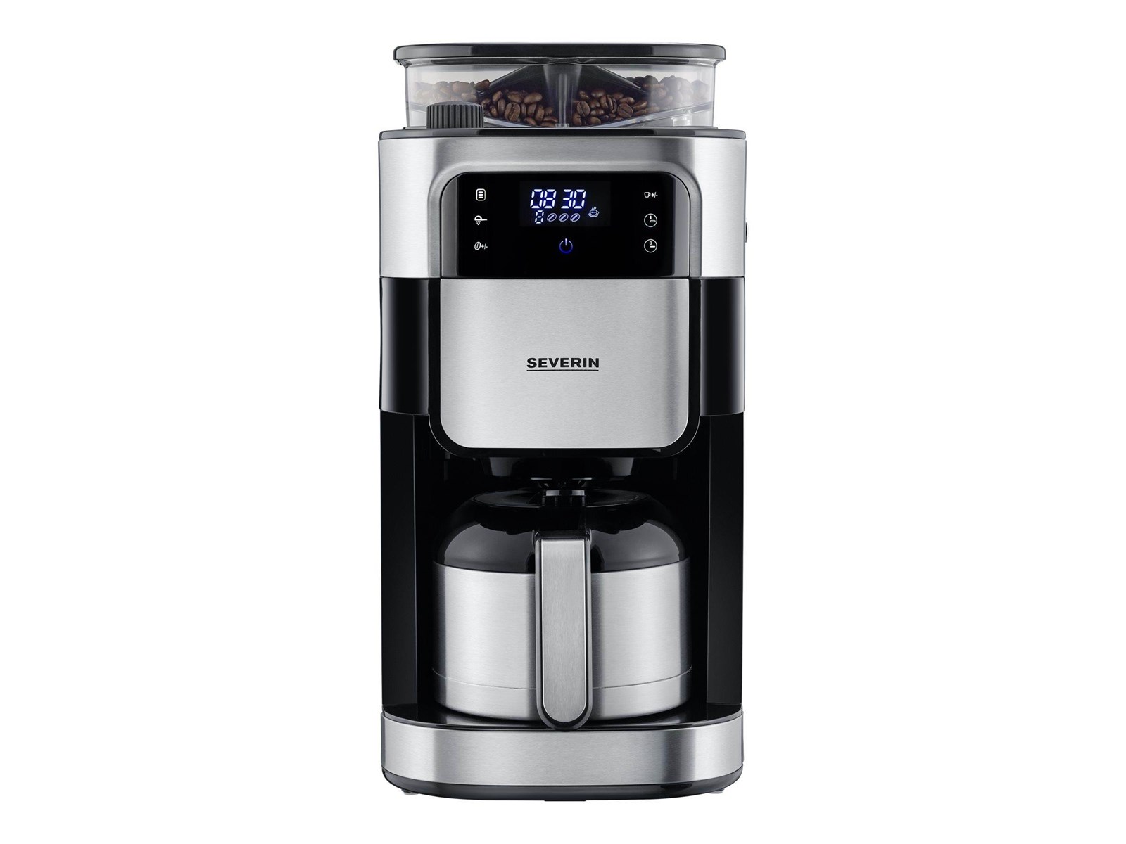 SEVERIN KA 4814 - coffee maker - brushed stainless steel/black