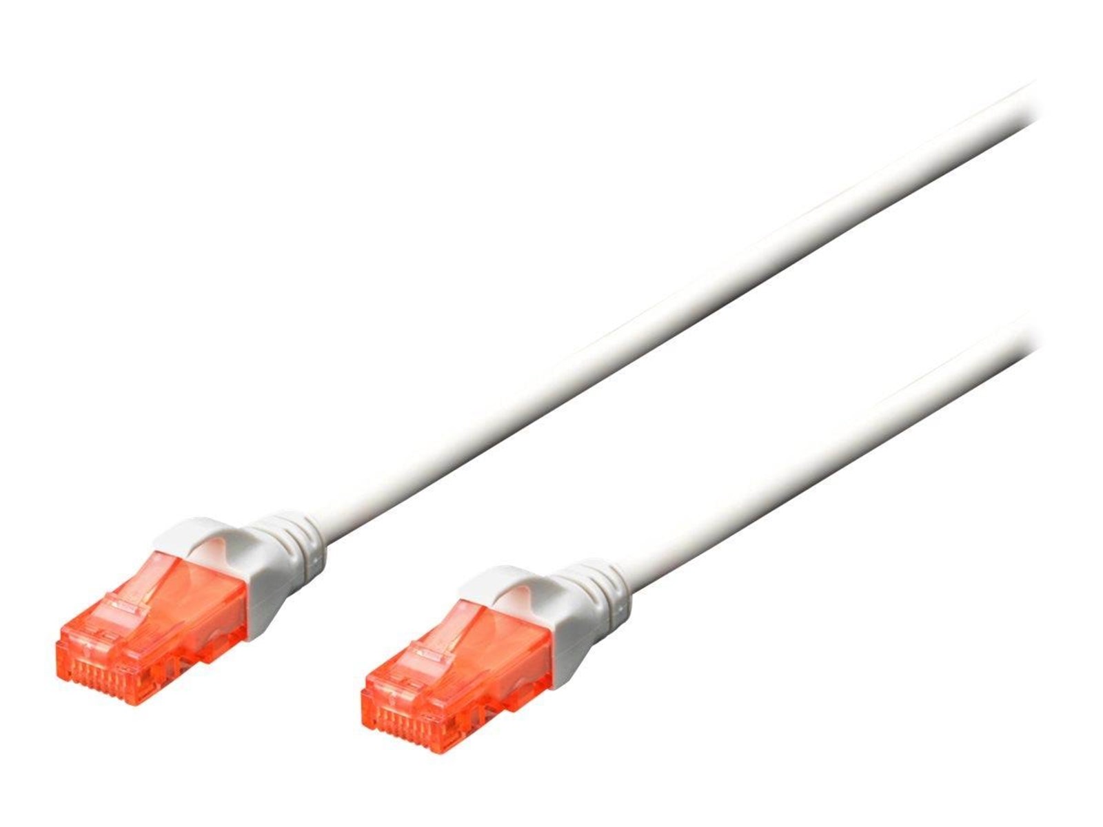 DIGITUS CAT 6 U-UTP Patch Cord - 0.25m - Weiß - 0.25 meter | Auf Lager