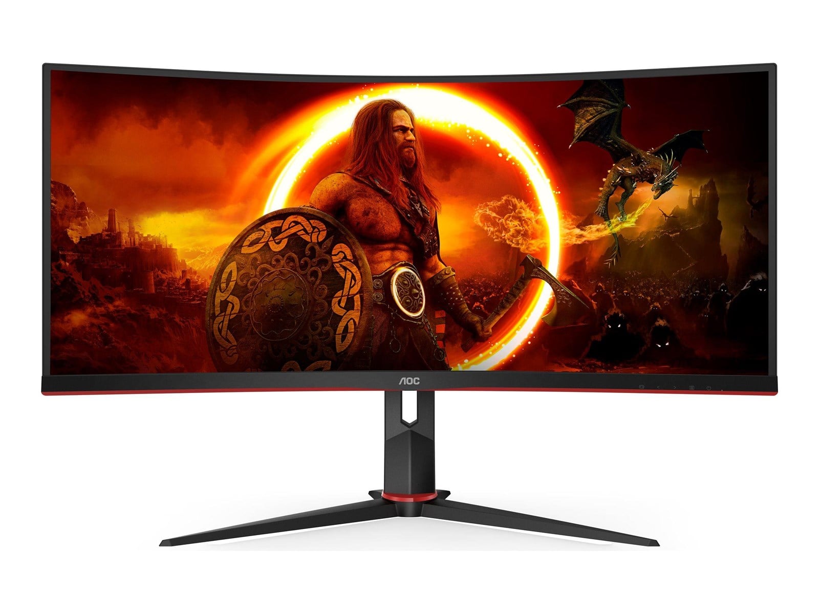 34" AOC CU34G2XP/BK - 3440×1440 (UWQHD) - 180 Hz - VA | Auf Lager