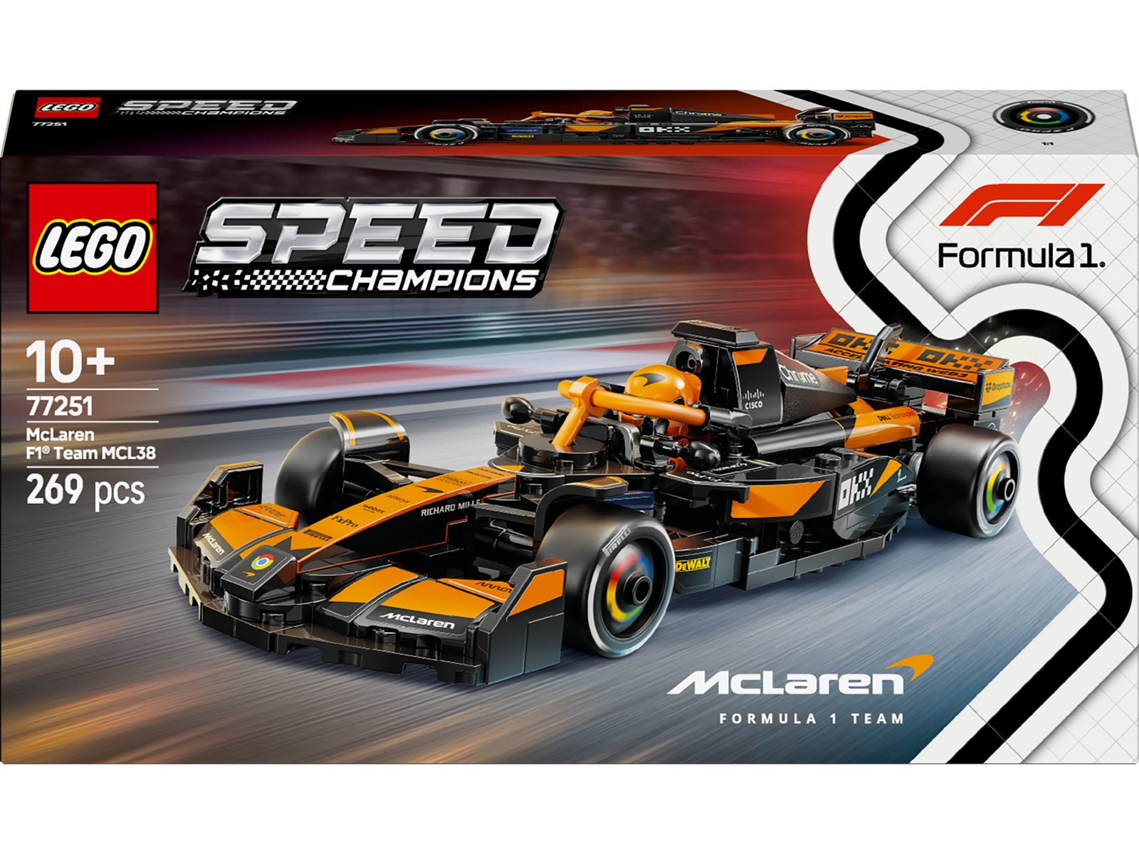 LEGO Speed Champions 77251 McLaren F1® Team MCL38 Rennauto | Auf Lager