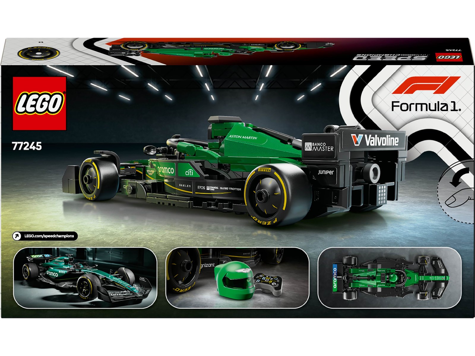 LEGO Speed Champions 77245 Aston Martin Aramco F1® AMR24 Rennauto *DEMO*