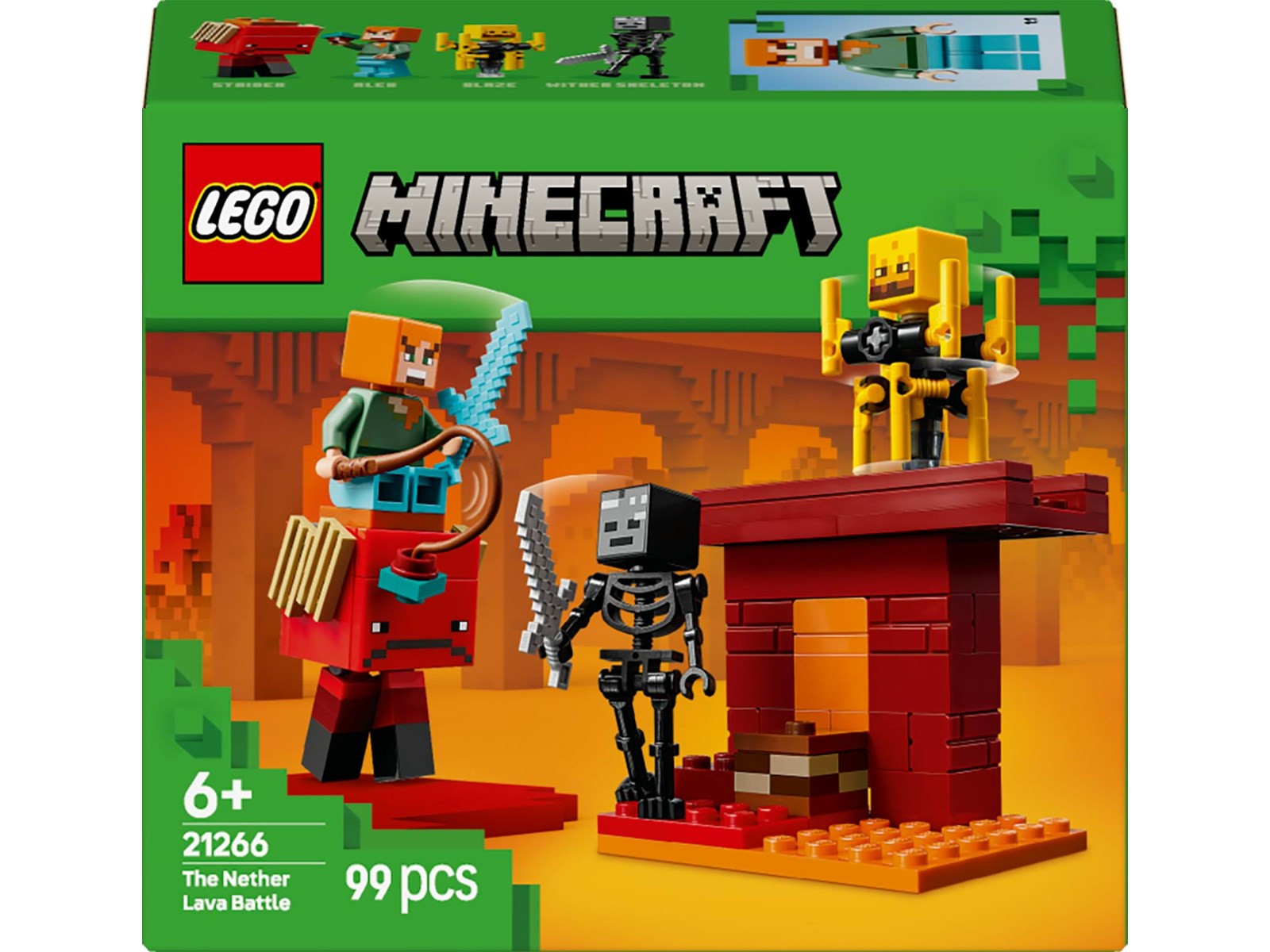LEGO Minecraft 21266 Das Lava-Duell im Nether | Günstig