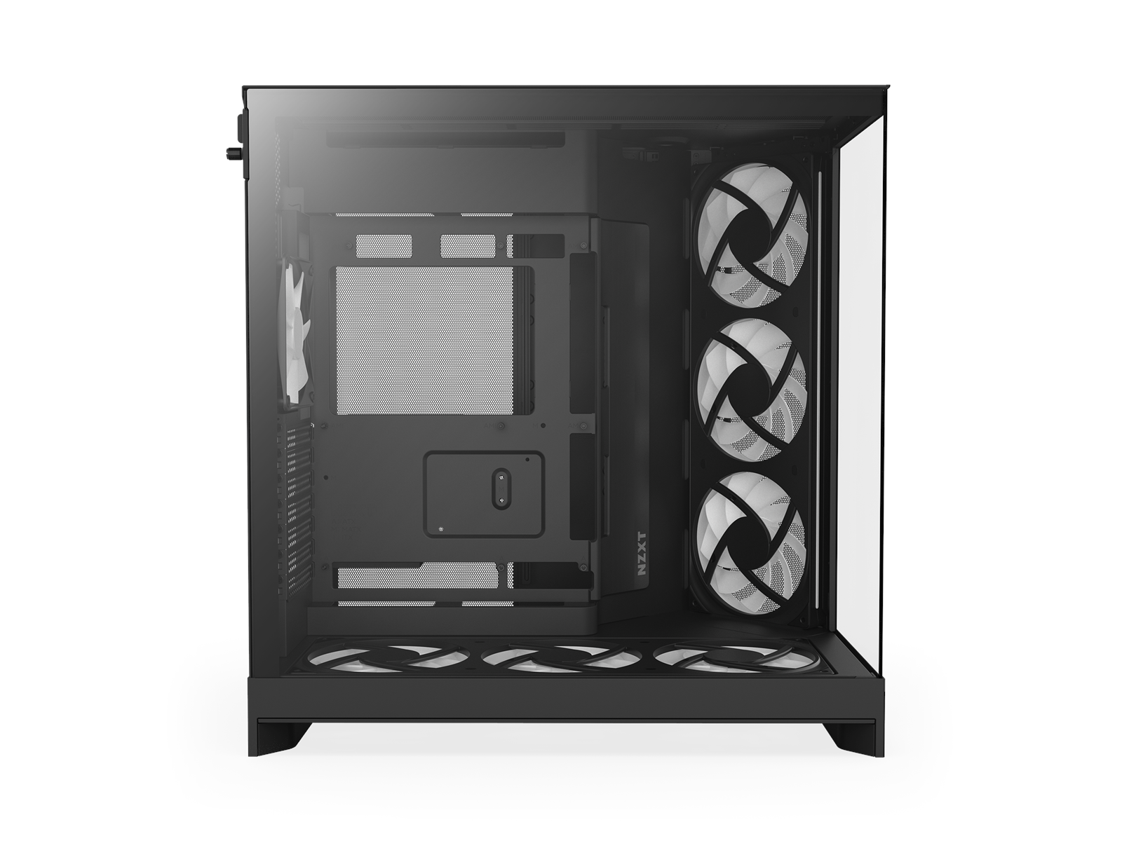 NZXT H9 Flow RGB+ (2025) - All Black - Controller incl - Gehäuse ...