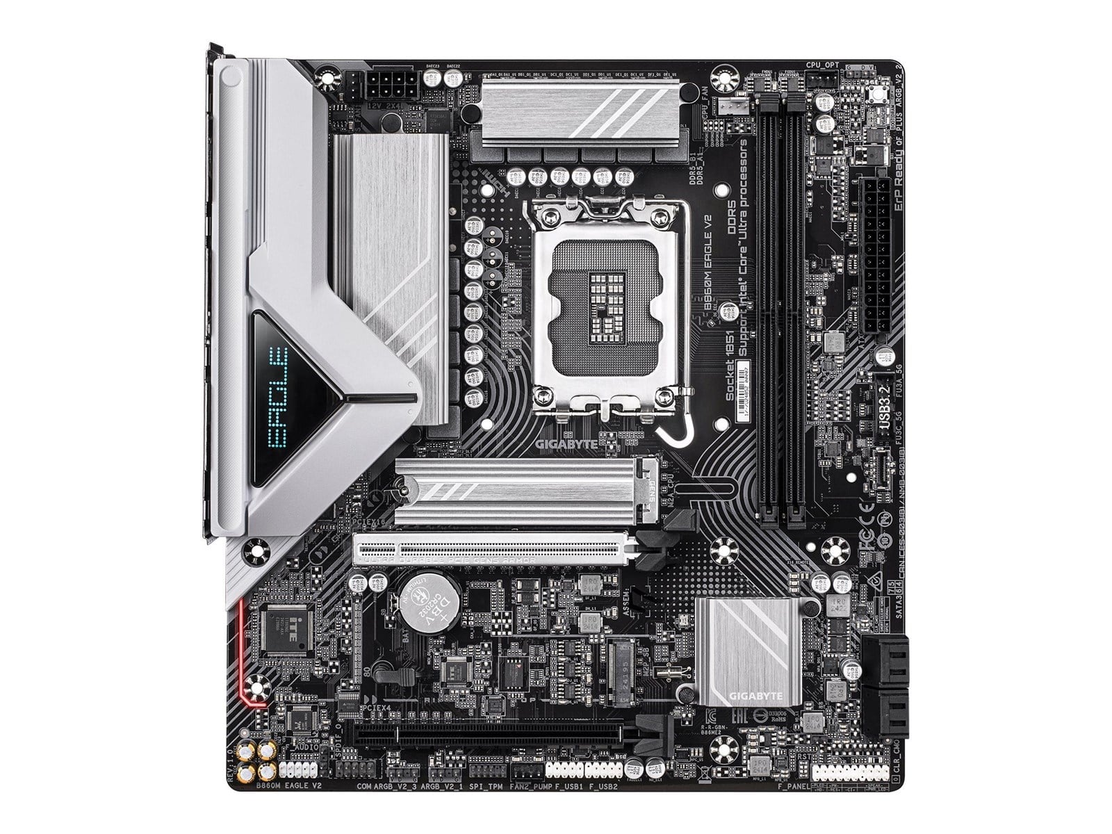 GIGABYTE B860M EAGLE V2 - motherboard - micro ATX - LGA1851 Socket ...