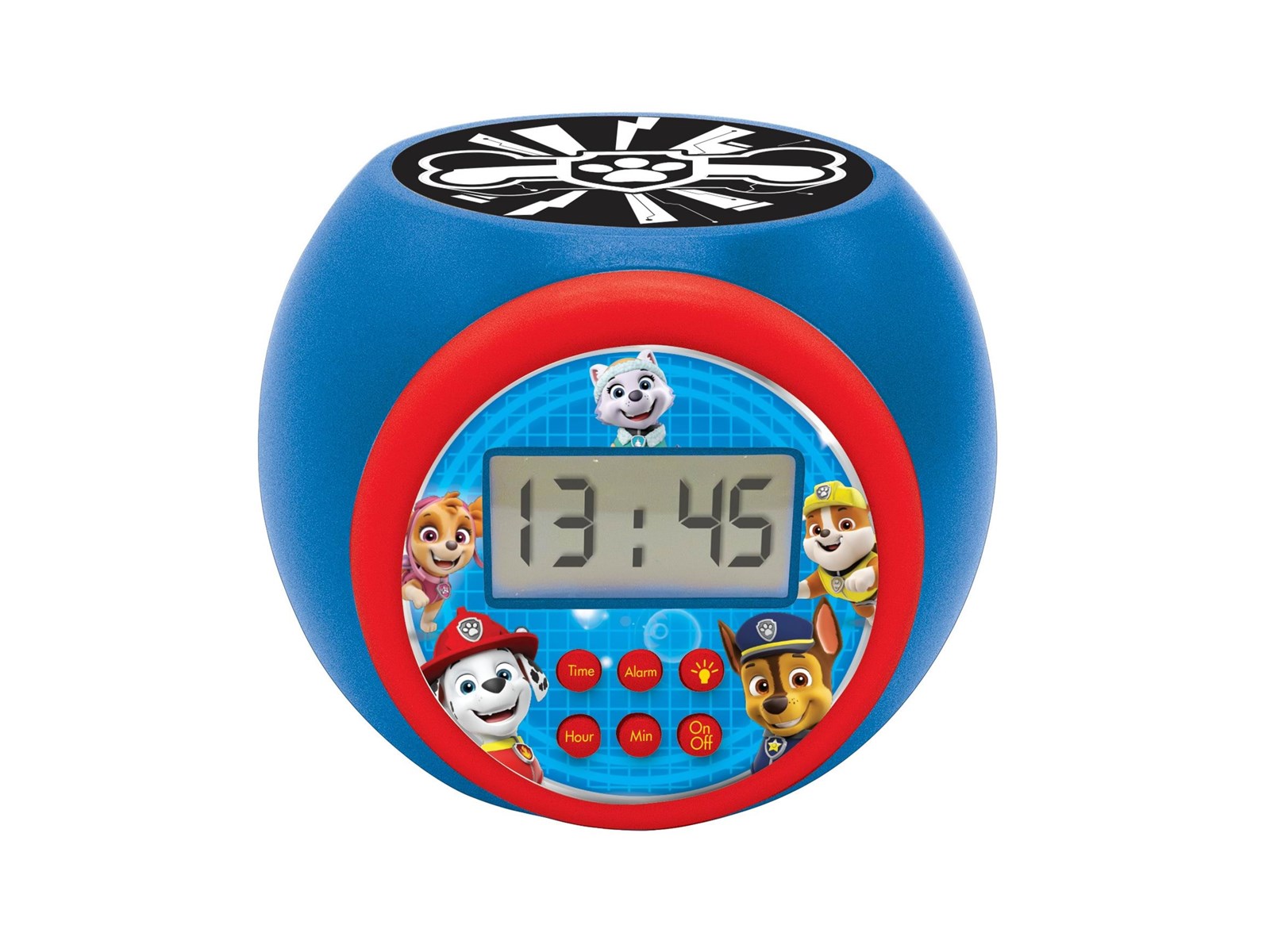 Lexibook Paw Patrol alarm projector clock with a timer. | Auf Lager