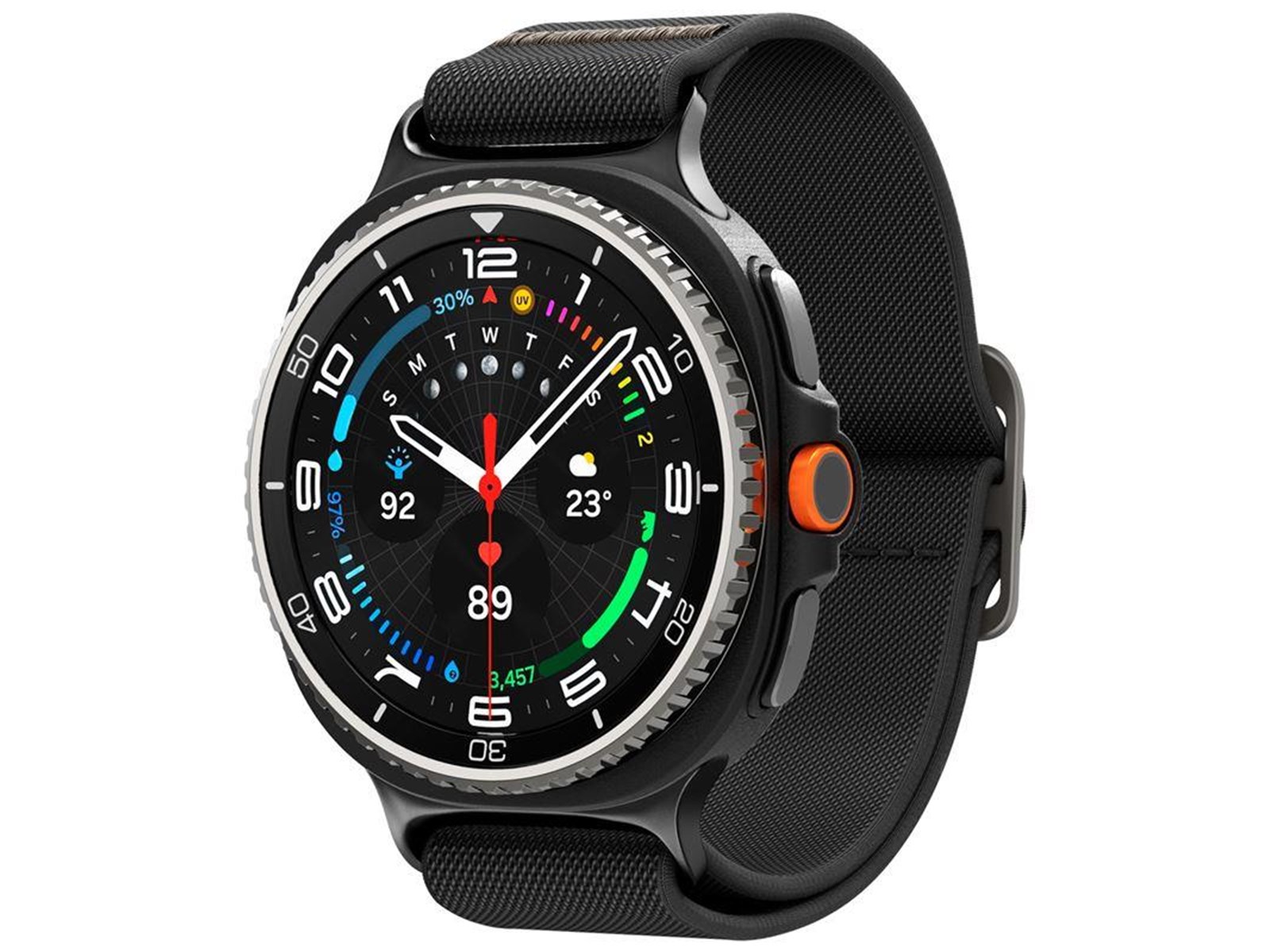Spigen Lite Fit Band - black - Samsung Galaxy Watch 8 46mm/44mm/40mm