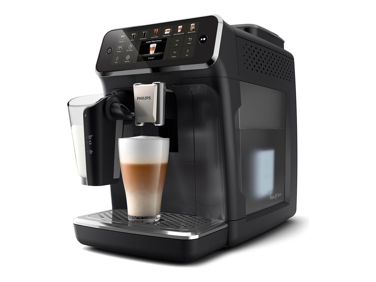 Philips Series 4400 EP4441 - automatic coffee machine with milk frother ...