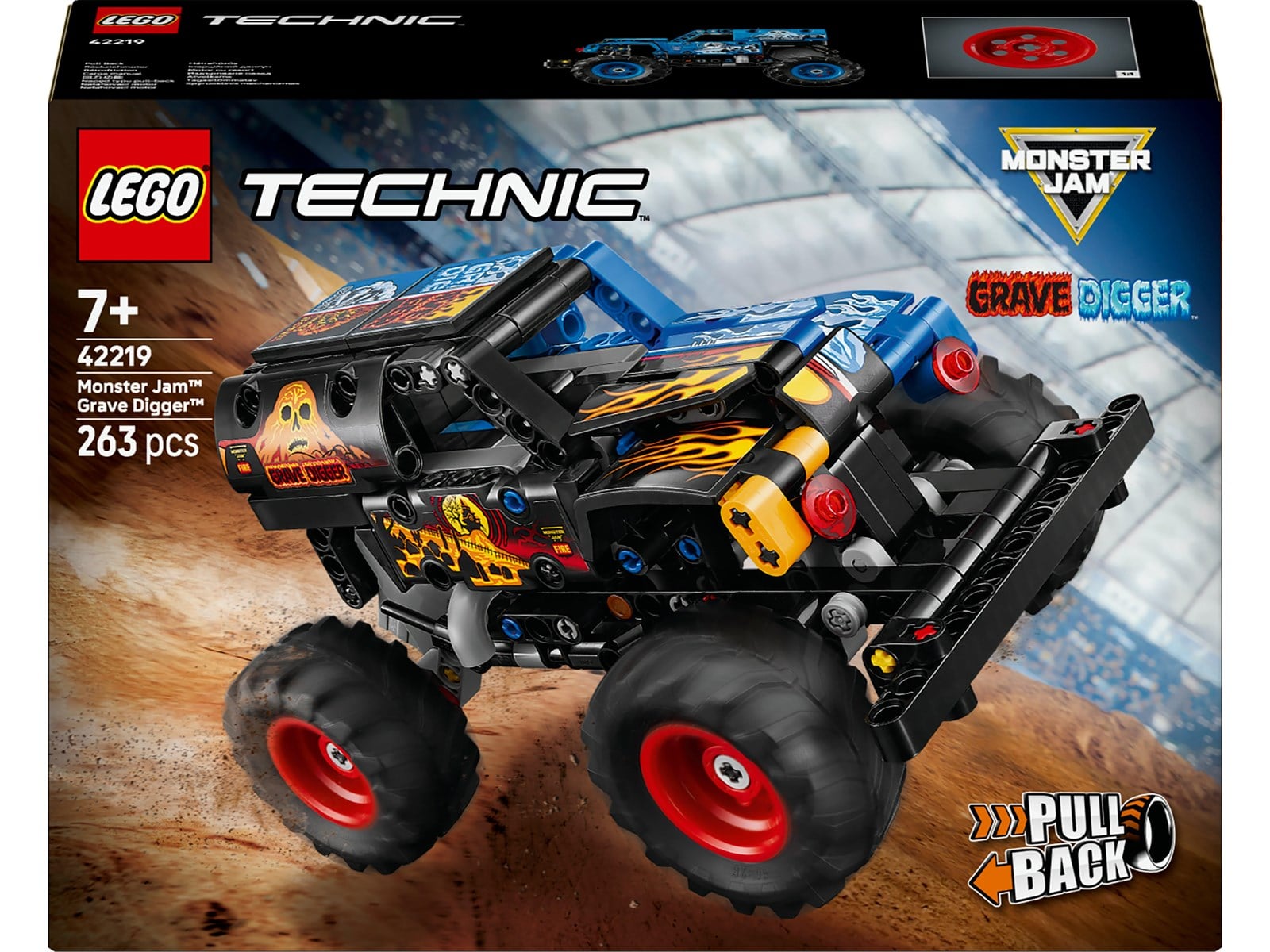 LEGO Technic 42219 Monster Jam™ Grave Digger™ Feuer und Eis | Günstig