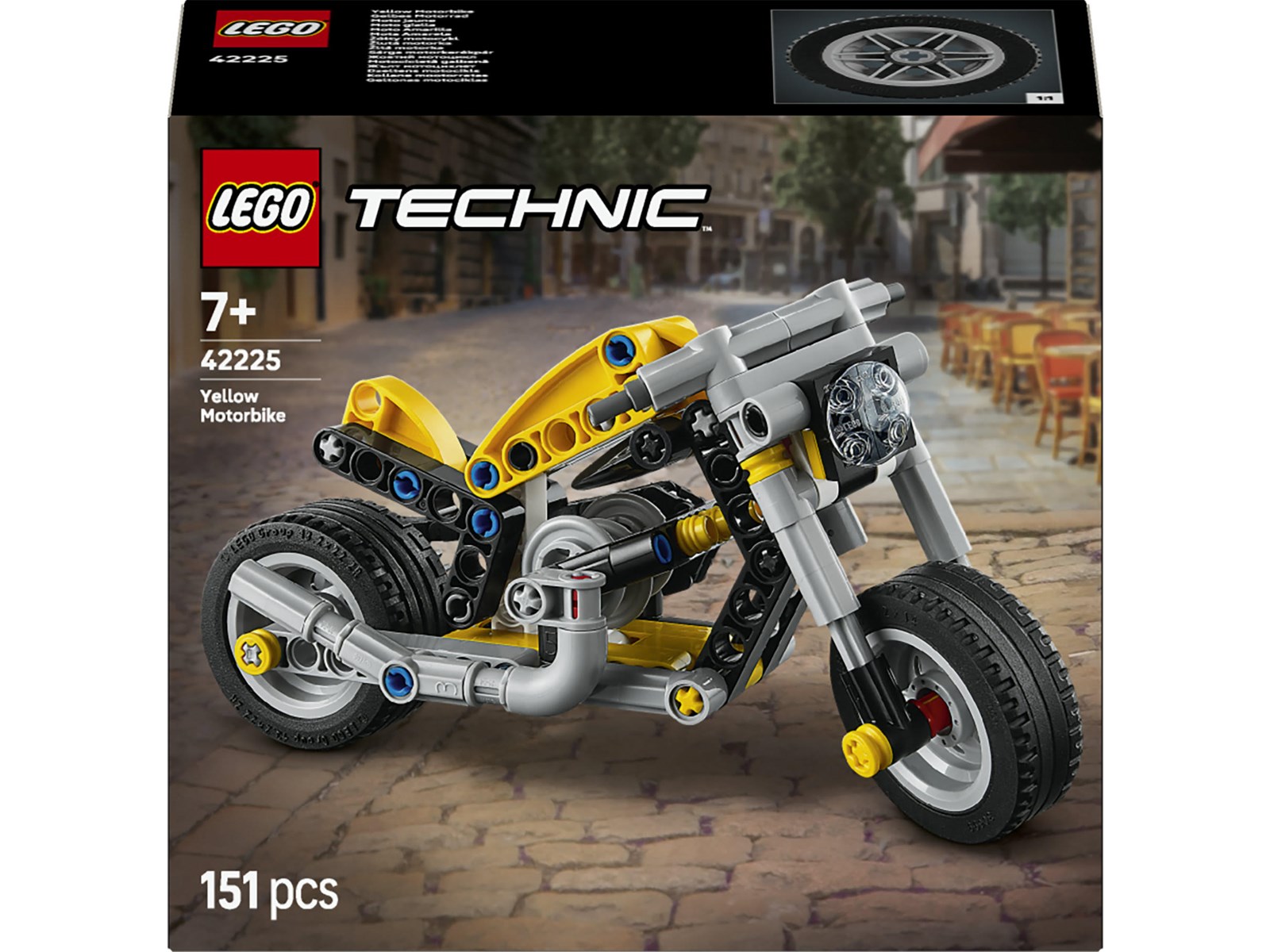 LEGO Technic 42225 Gelbes Motorrad | Günstig