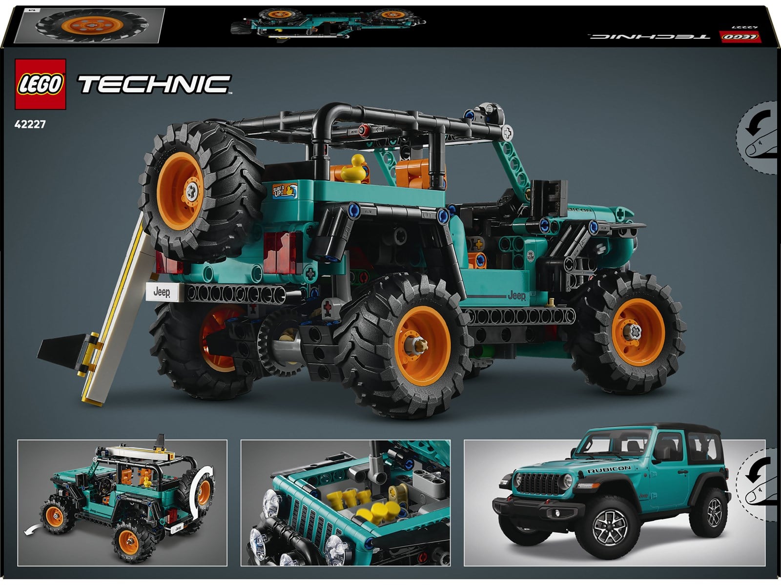 LEGO Technic 42227 Jeep® Wrangler Rubicon Geländewagen | Auf Lager