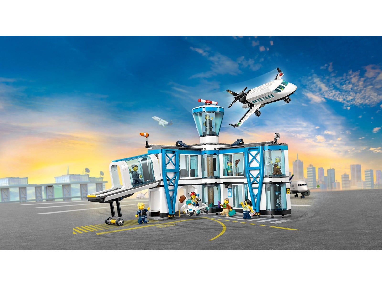 LEGO City 60502 Flughafen mit Flugzeug | Auf Lager | Günstig