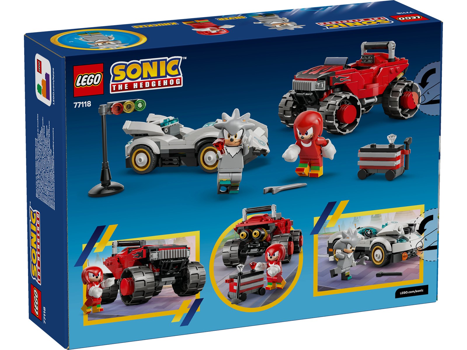 LEGO Sonic 77118 Silvers Auto vs. Knuckles' Monstertruck | Auf Lager