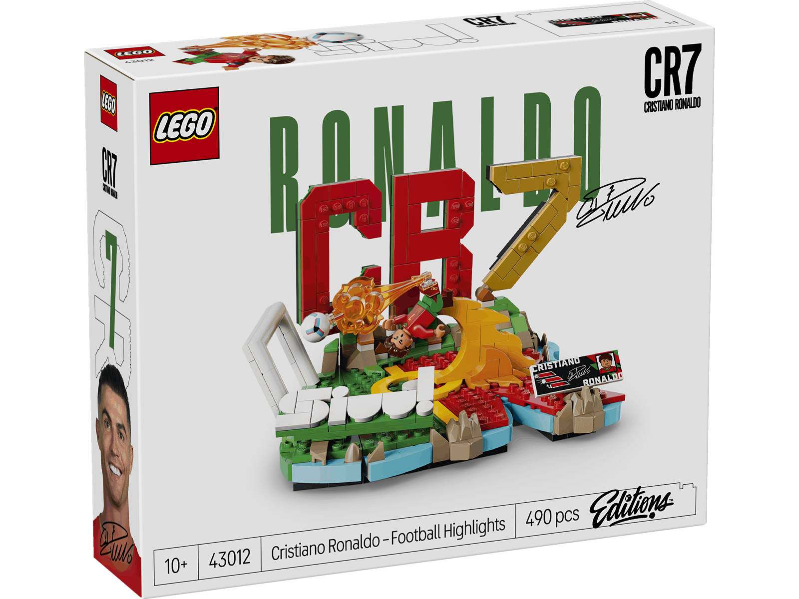 LEGO Editions 43012 Cristiano Ronaldo – Fußball-Highlights | Auf Lager
