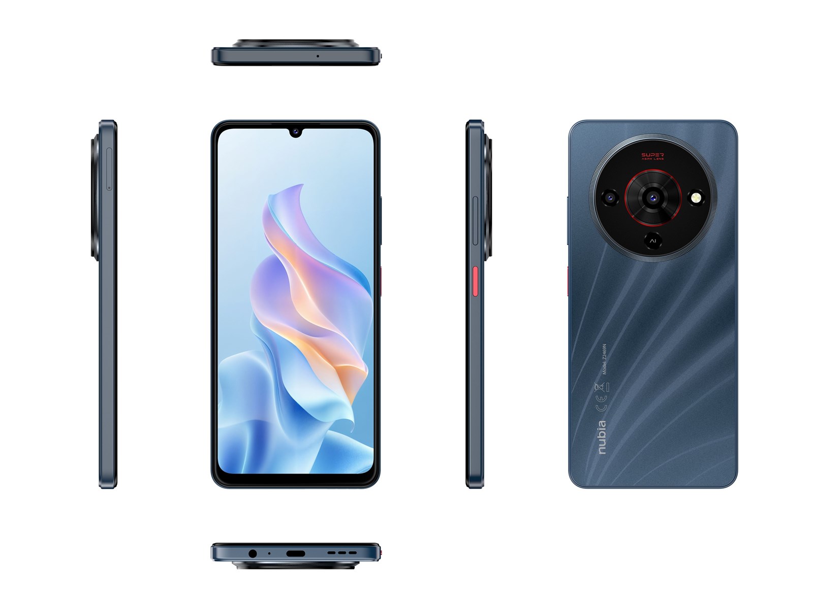 ZTE Blade A76 5G 128GB/4GB - Stardust Black | Auf Lager | Günstig
