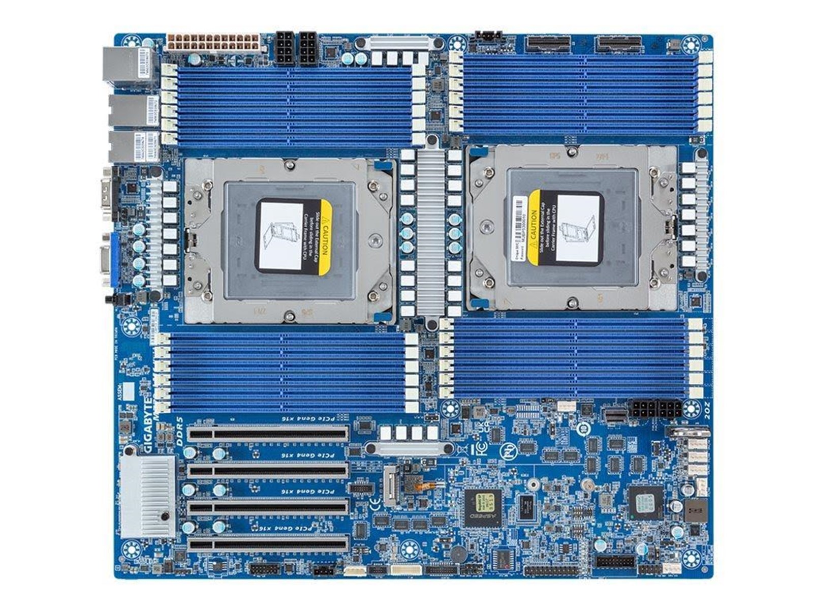 GIGABYTE MZ73-LM1 - 1.X - motherboard - extended ATX - LGA6096 Socket ...