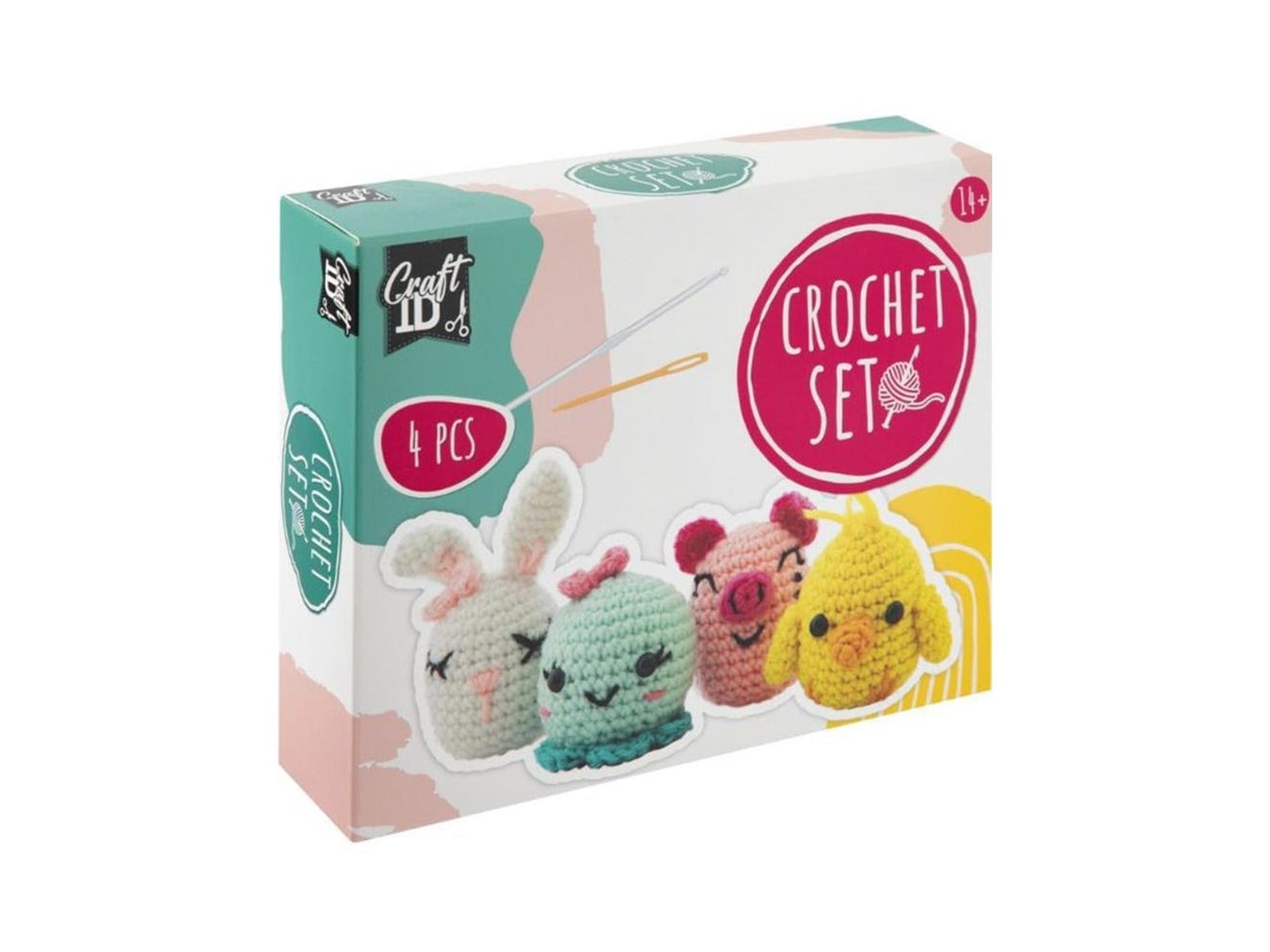 Creative Craft Group CROCHET KIT Crochet kit ANIMALS 4 pcs. | Günstig