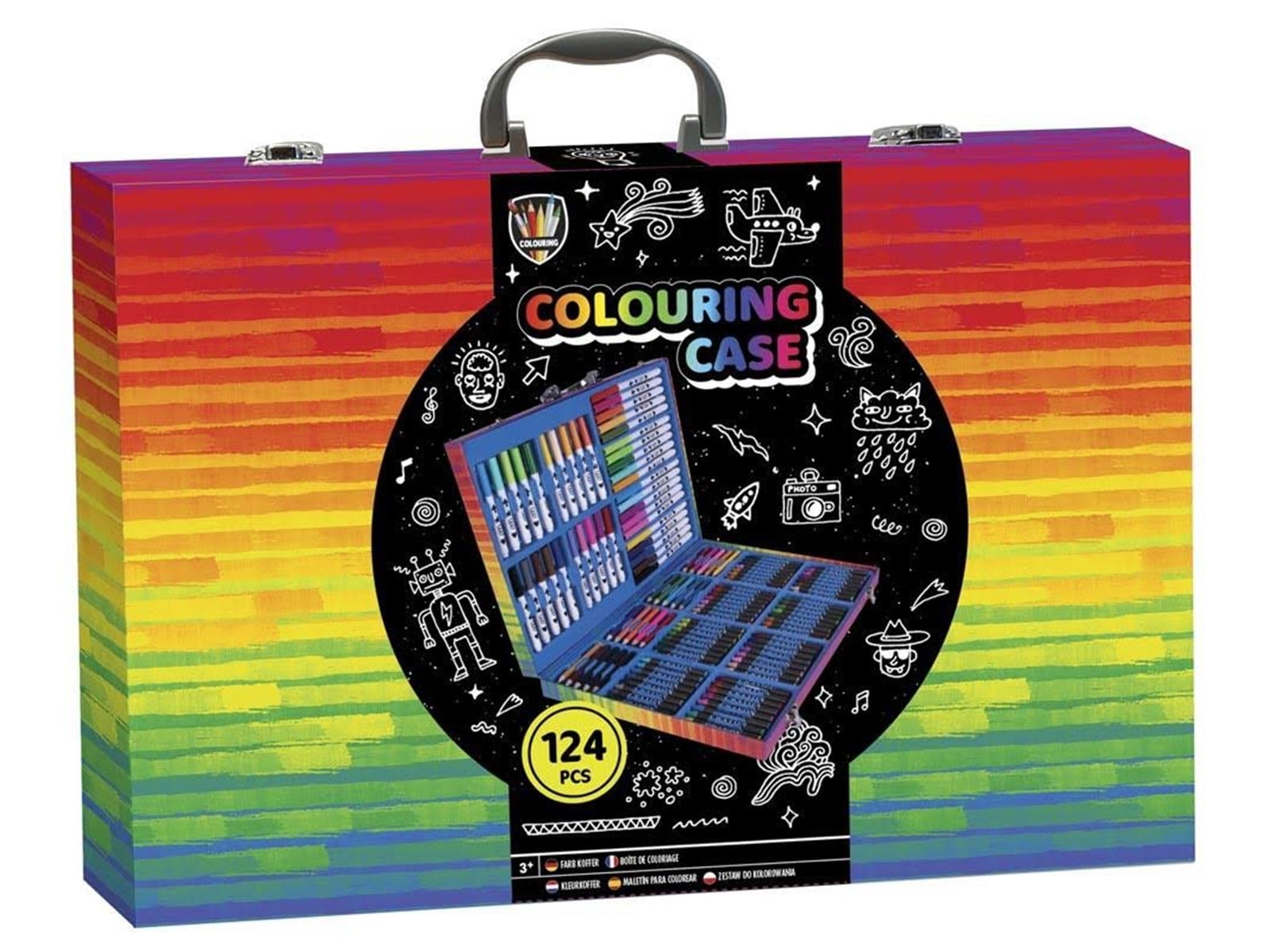 Creative Craft Group ART SET in suitcase 124 pieces | Günstig
