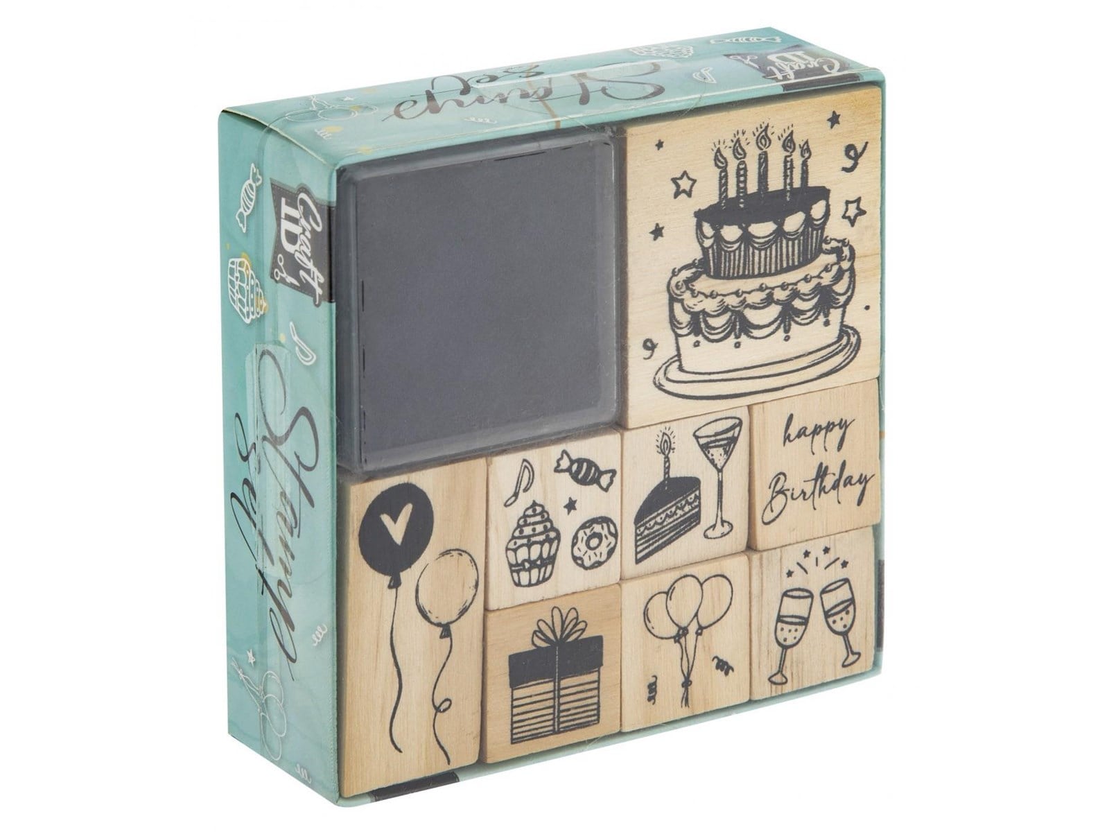 Creative Craft Group Stamp set 8 stamps + ink pad | Günstig