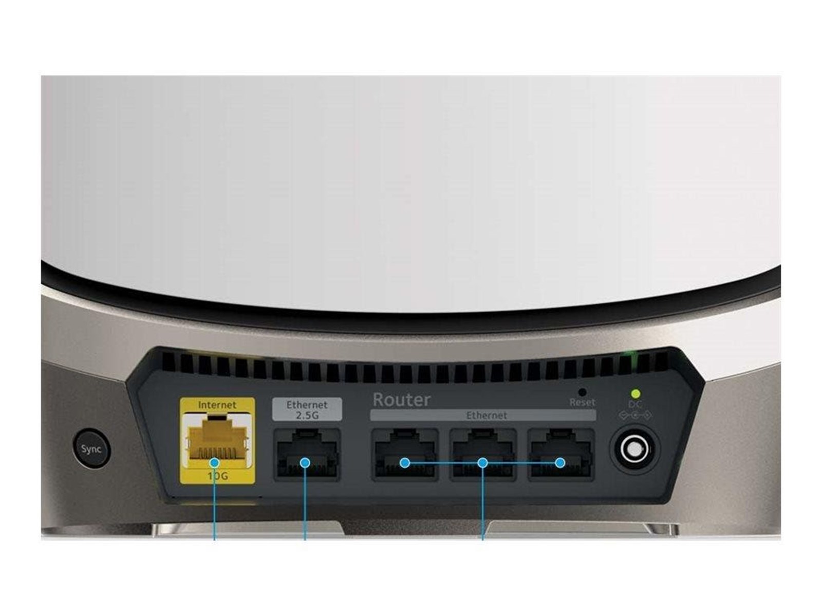 Netgear Orbi 960 Series RBRE960 - wireless router - Wi-Fi 6E - desktop ...