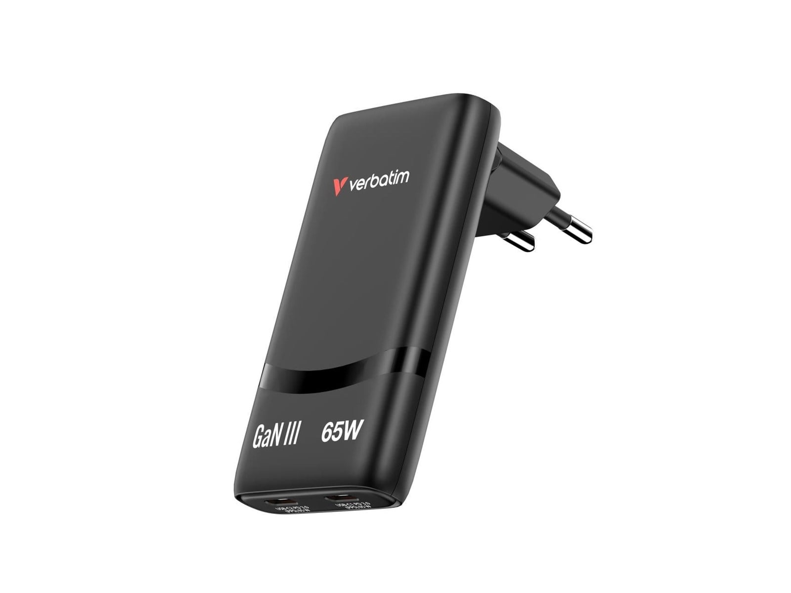 Verbatim Fold 'n' Go GaN Charger 65W EU plug Black | Günstig