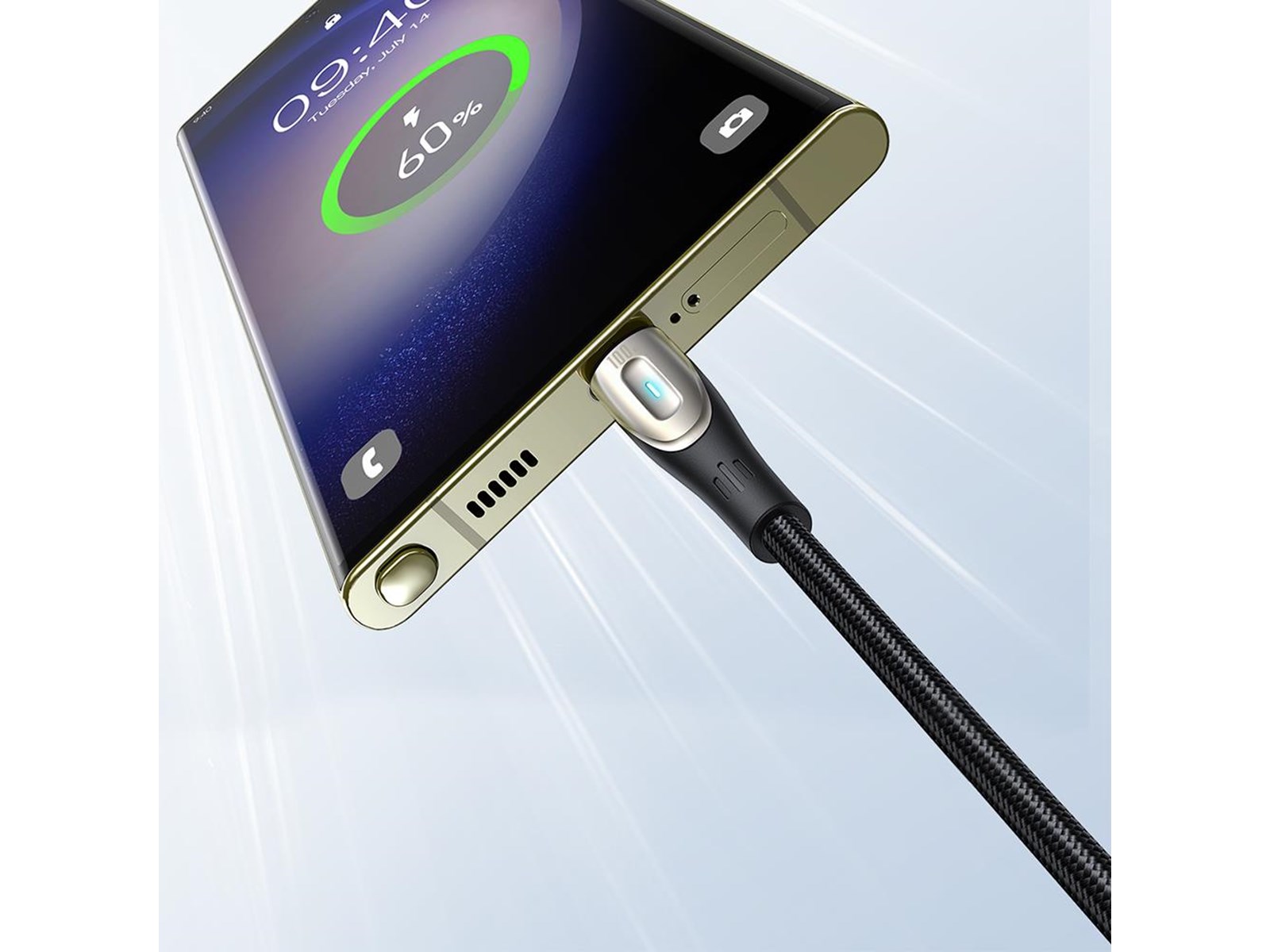 Joyroom Star-Light Series SA27-CC5 USB-C / USB-C cable 100W 1.2m - black