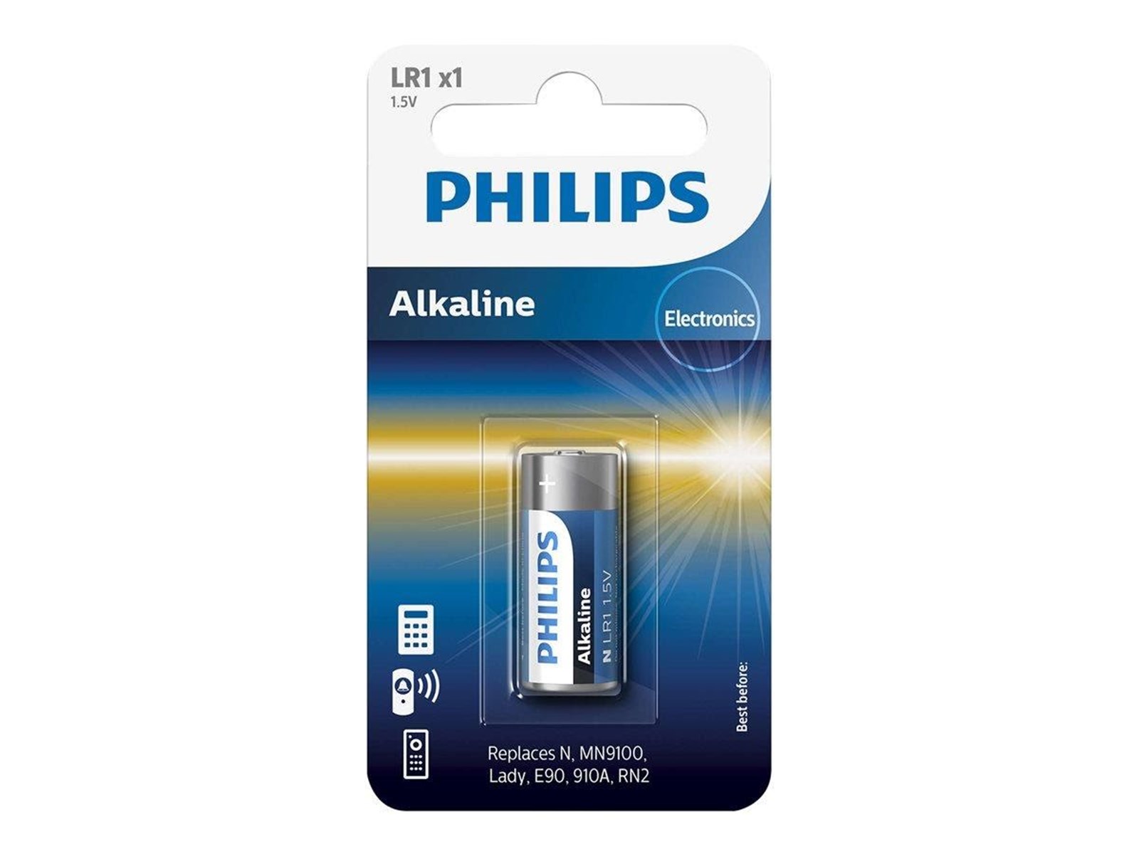 Philips Alkaline LR1 Batterie N, Alkalisch, 940 mAh | Günstig