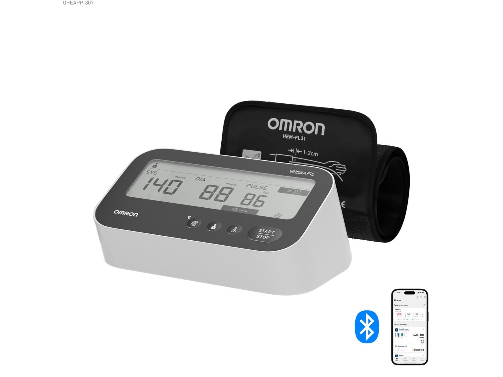 Omron Blutdruckmessgerät M4 Connect AFib | Auf Lager | Günstig