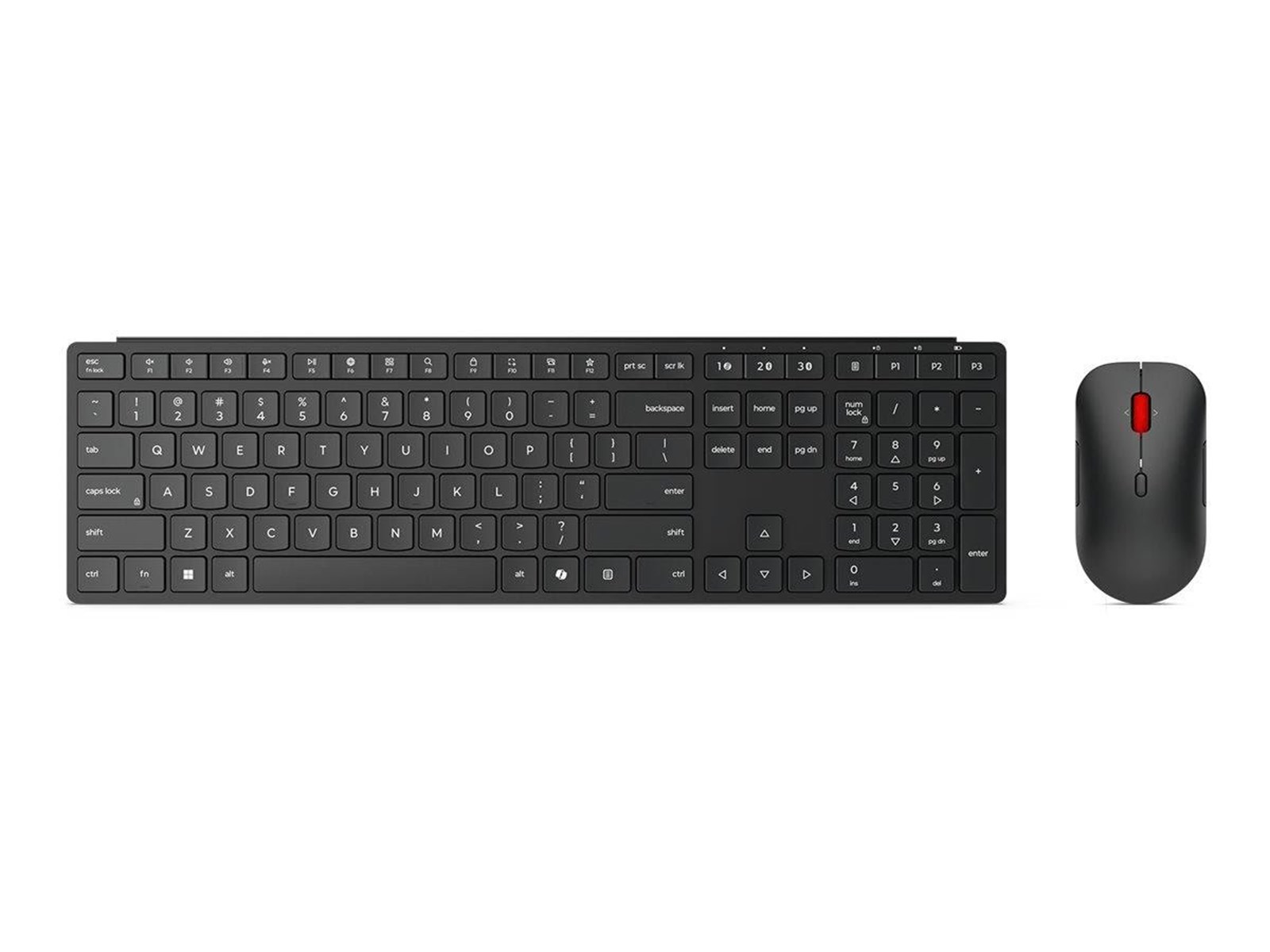 Lenovo Pro Combo 6000 - keyboard and mouse set - QWERTY - Swedish ...