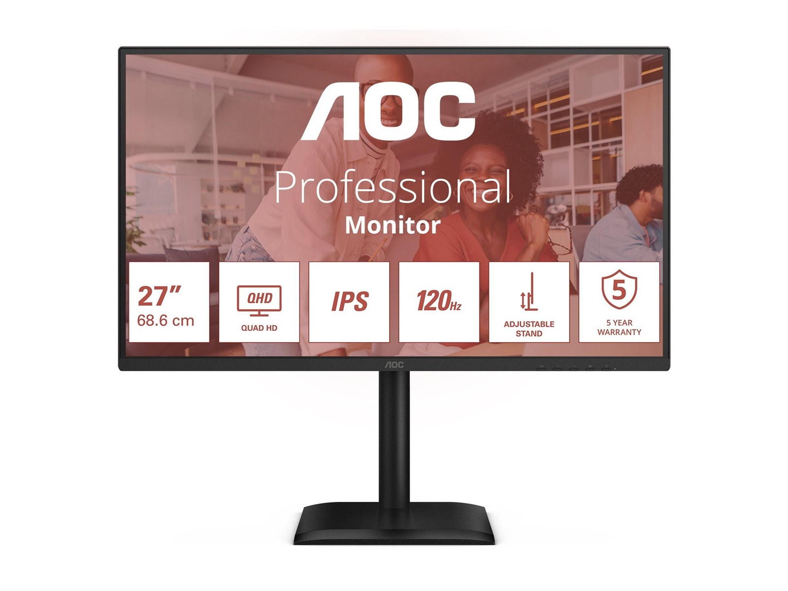 27" AOC Q27E4U - 2560x1440 (QHD) - 120Hz - IPS | Günstig