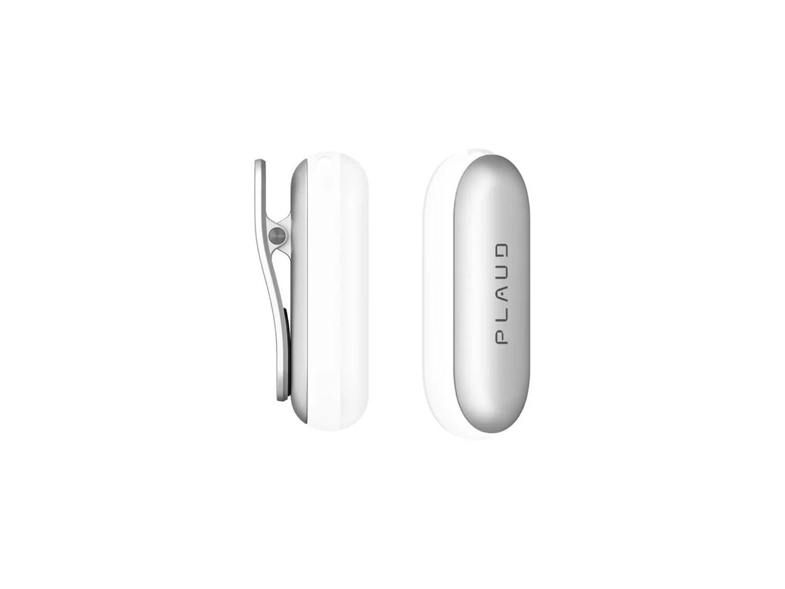 PLAUD NotePin Clip and Magnetic Pin - Lunar Silver | Auf Lager