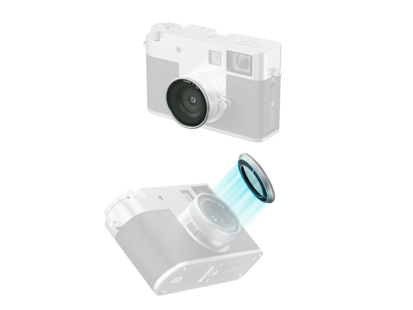 SmallRig Magnetic UV Filter for FUJIFILM X half (Silver) 5392