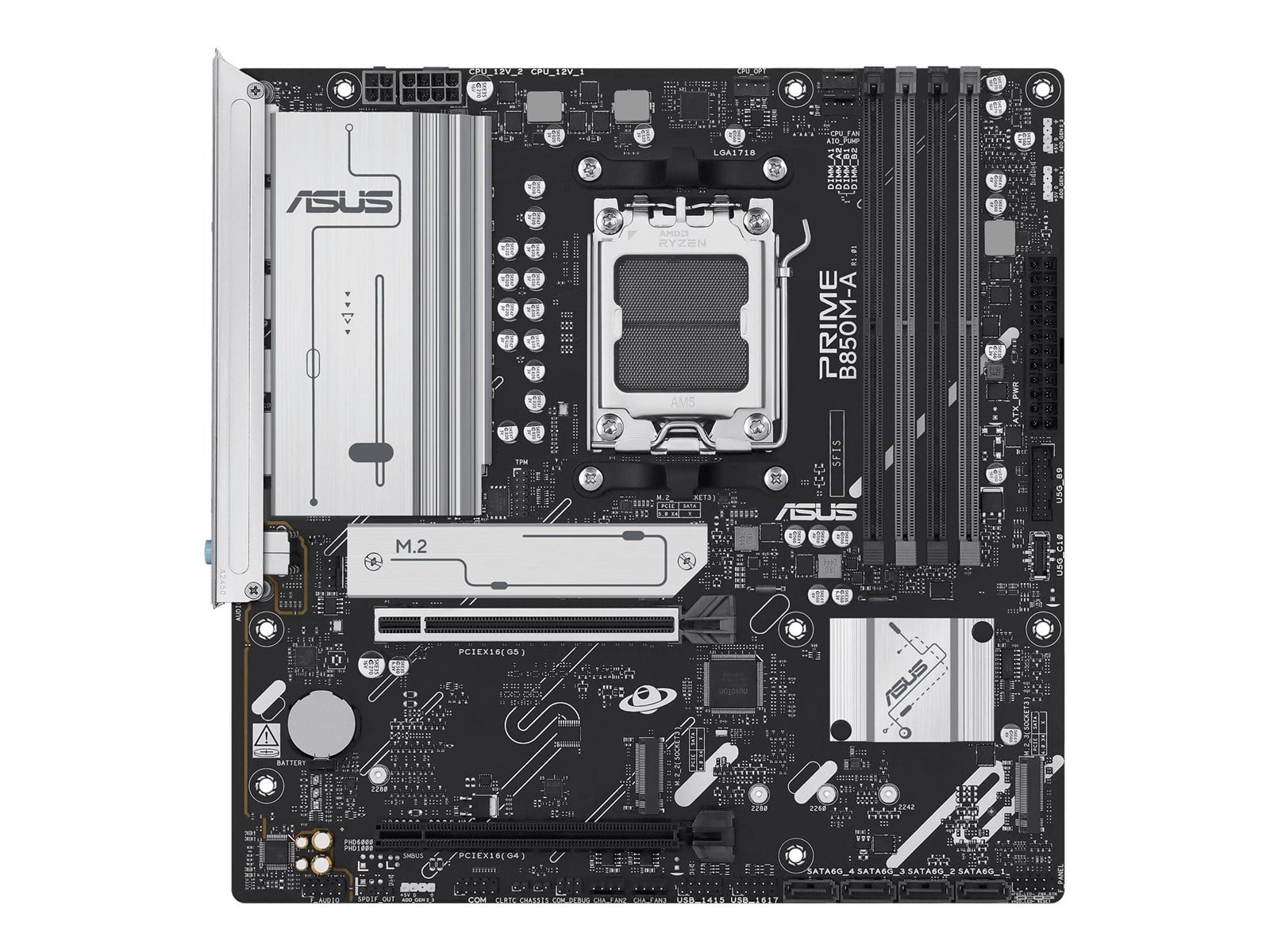 ASUS PRIME B850M-A-CSM Mainboard - AMD B850 - AMD AM5 - DDR5 RAM ...