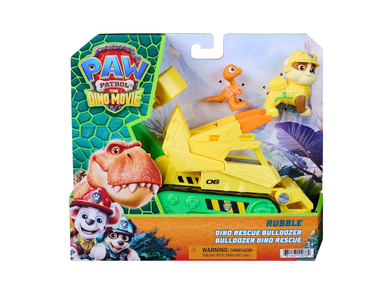 Paw Patrol Movie 3 Dino Theme Vehicle Rubble | Auf Lager | Günstig