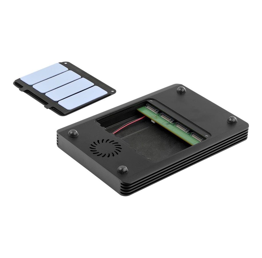 StarTech.com 4 Bay Thunderbolt 3 NVMe Enclosure For M.2 NVMe Solid ...