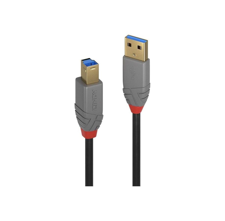 Lindy Anthra Line - USB cable - USB Type A to USB Type B - 2 m