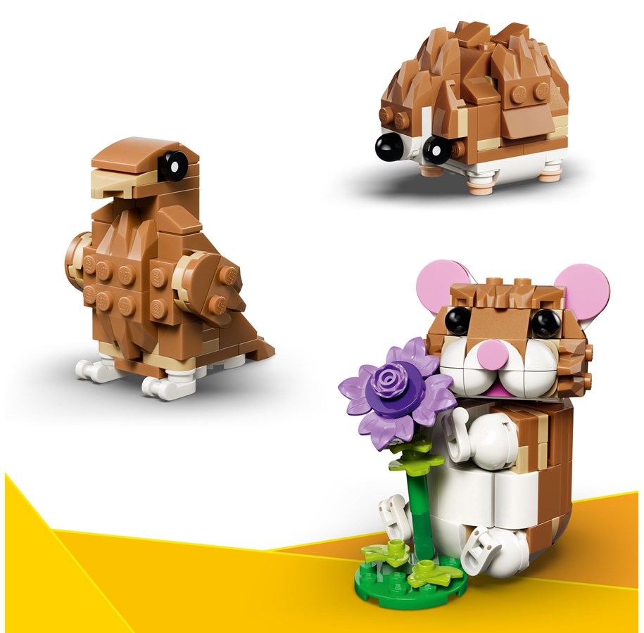 LEGO Creator 31376 Niedlicher Hamster mit Blume | Auf Lager | Günstig