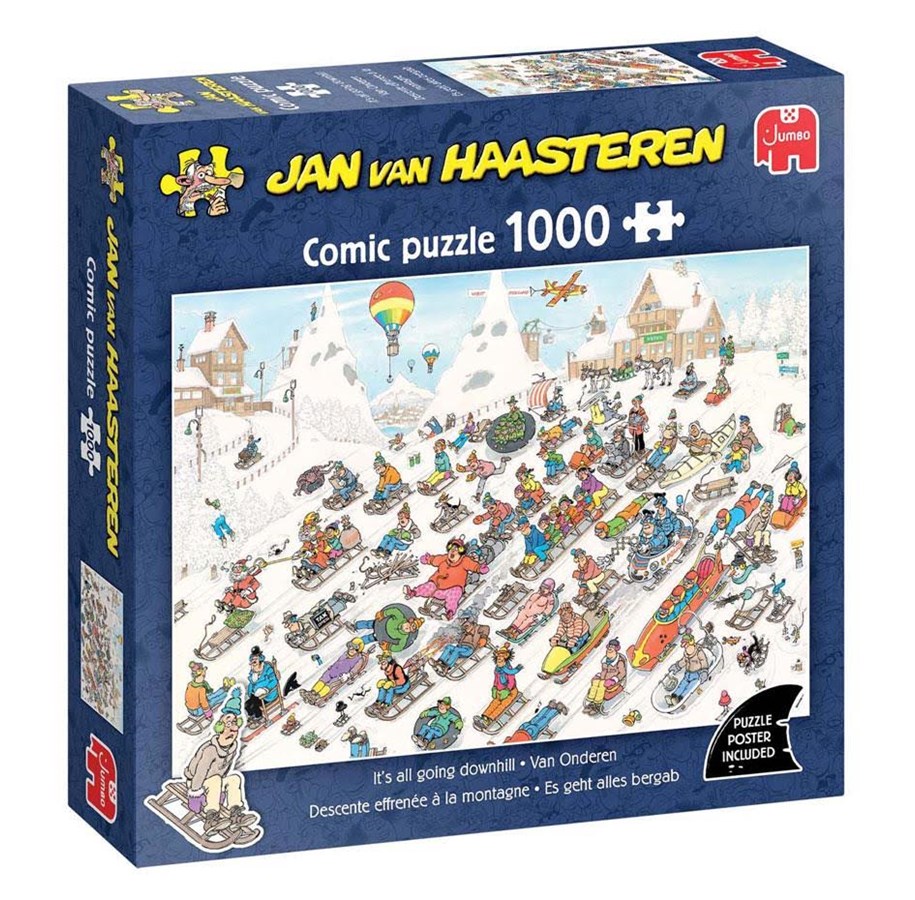 Jan van Haasteren Jigsaw Puzzle - From Below! 1000 pieces. Boden