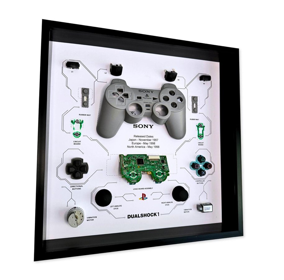 GRC - Retro Art Sony PS1 Dual Shock 1 Controller Display - Bild