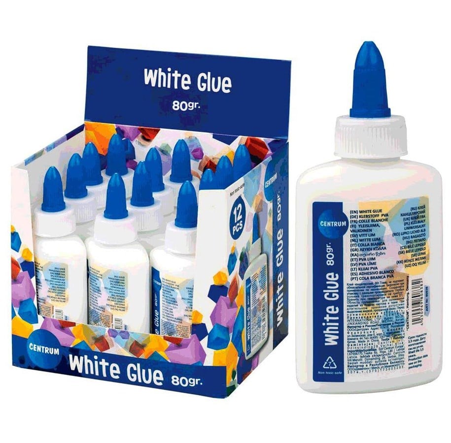 CENTRUM Glue - white PVA glue for paper etc. 80G | Günstig