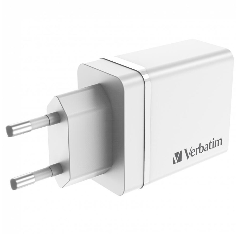 Verbatim power adapter - 24 pin USB-C 3 x USB Type A - 30 Watt
