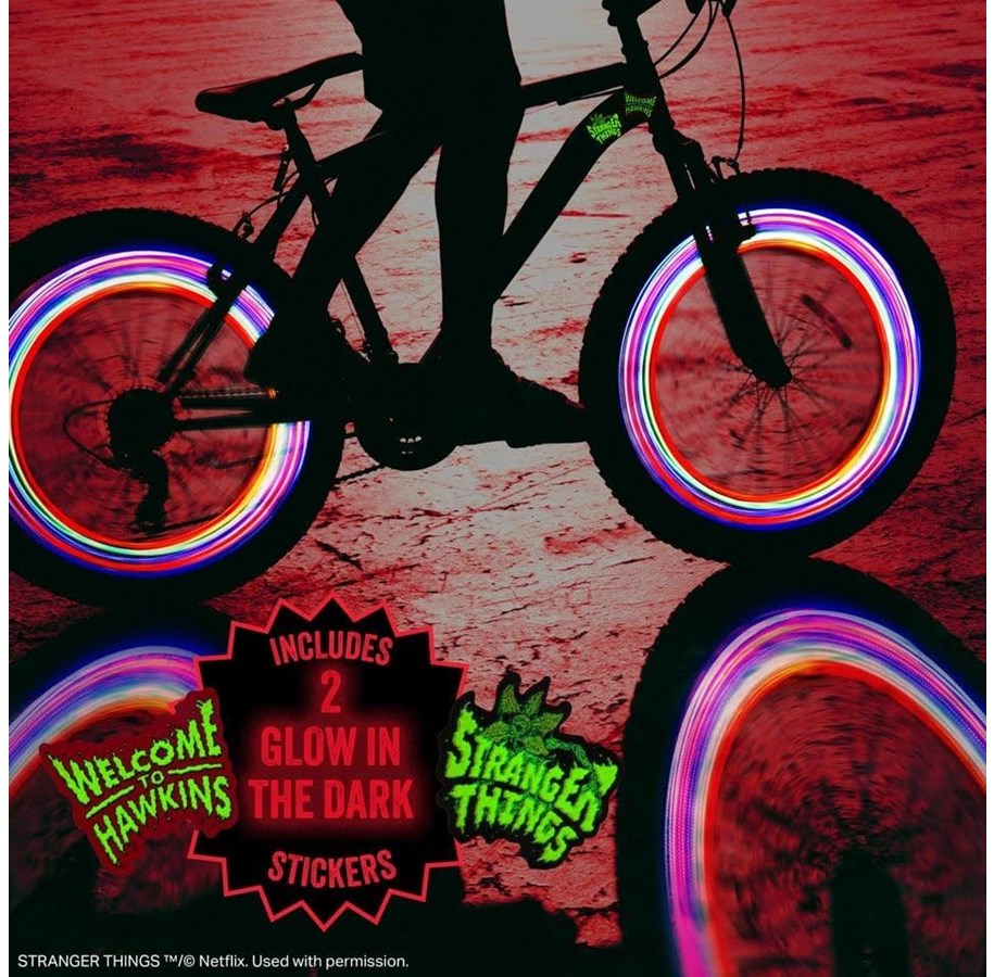 Paladone - Stranger Things 5 LED Bike Lights and stickers | Günstig