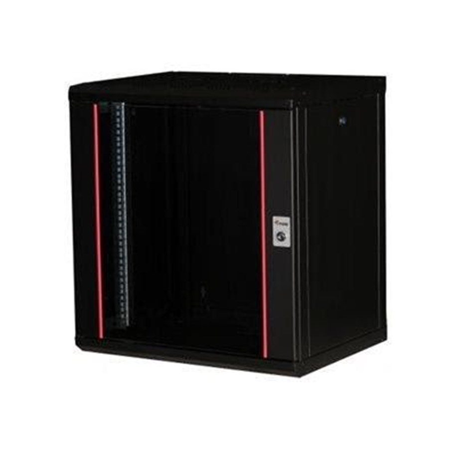 Equip Pro Mount - rack - 600x450 mm with glass door removable and ...