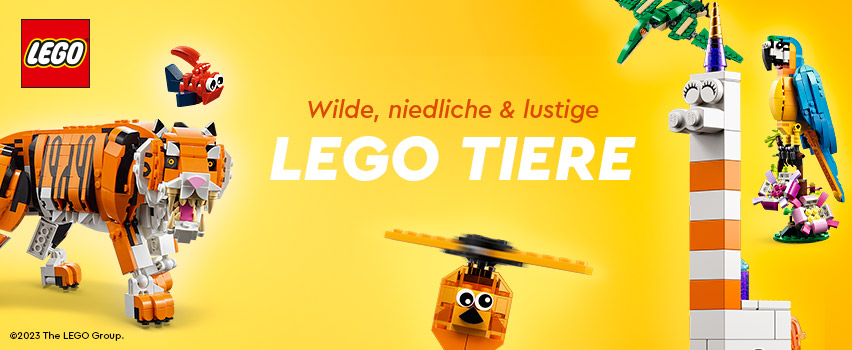 LEGO Tiere | Wilde, niedliche & lustige LEGO Tier-Sets